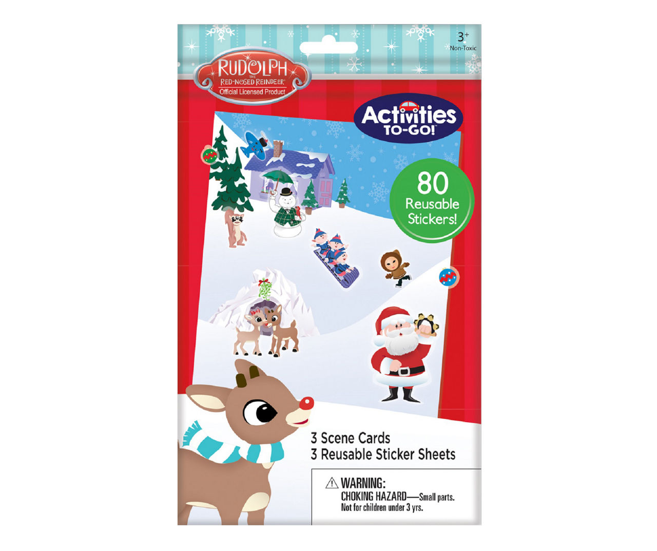Rudolph Activities To-Go Scene Cards & Stickers Set | Big Lots
