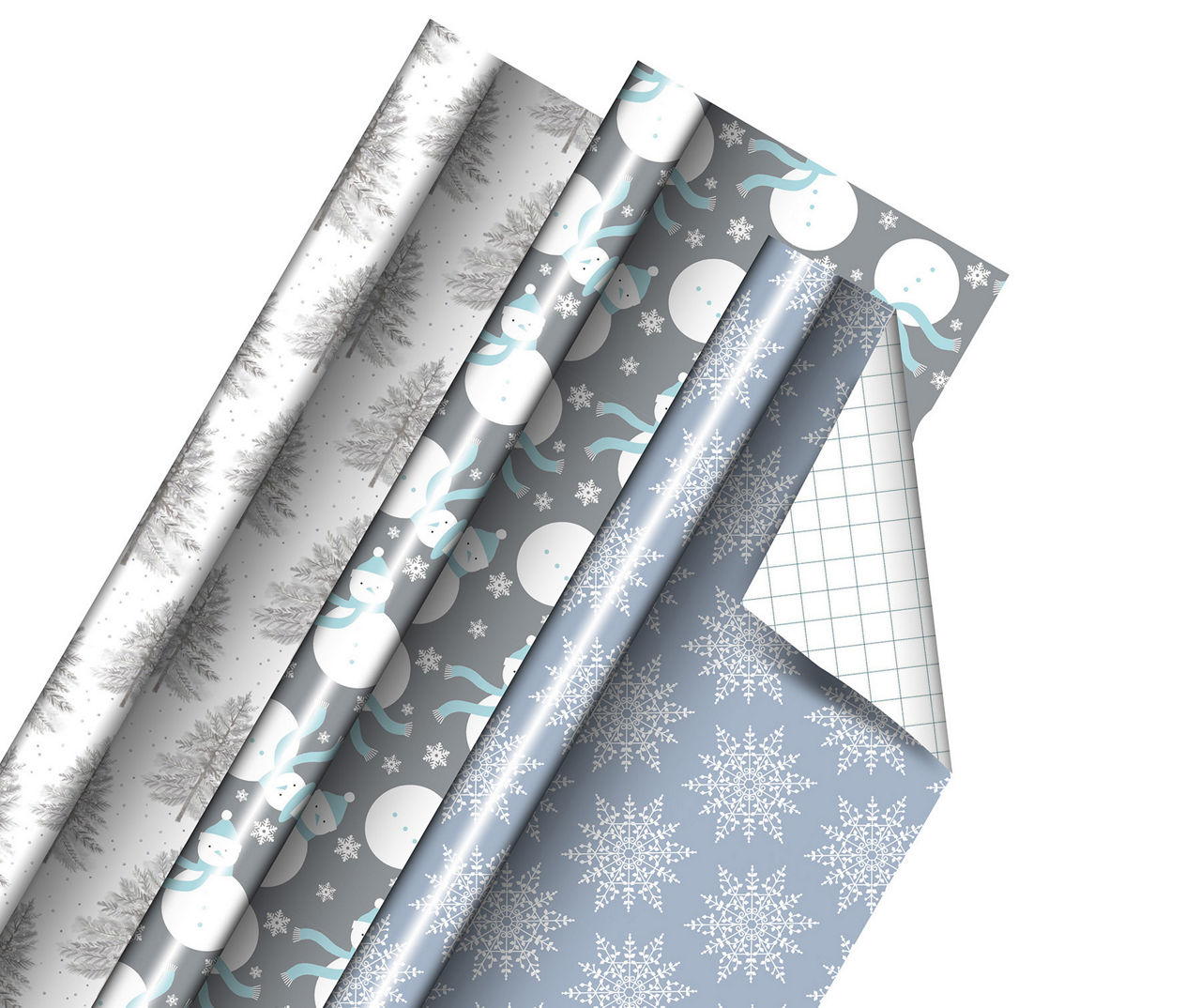 American Greetings 100 Sq. Ft. Arctic Enchantment Gridline Wrapping ...