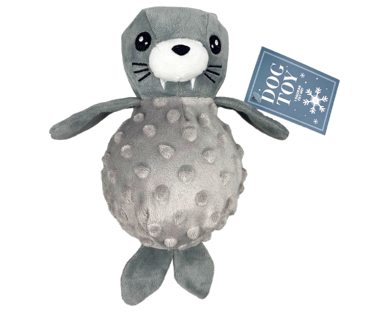 Posh Paws Gray Seal Squeak Ball Dog Toy | Big Lots
