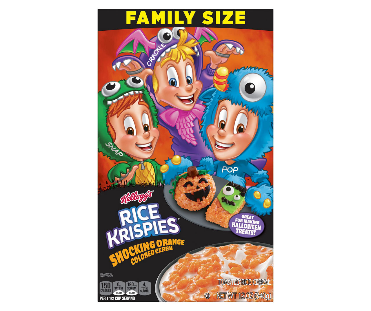 Rice Krispies Kellogg's Rice Krispies Breakfast Cereal, Halloween ...
