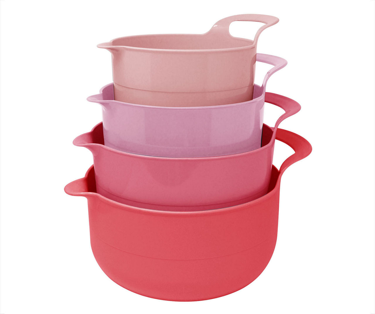 Gourmet Home Outer Red Ombre 4-Piece Batter Bowl Set | Big Lots