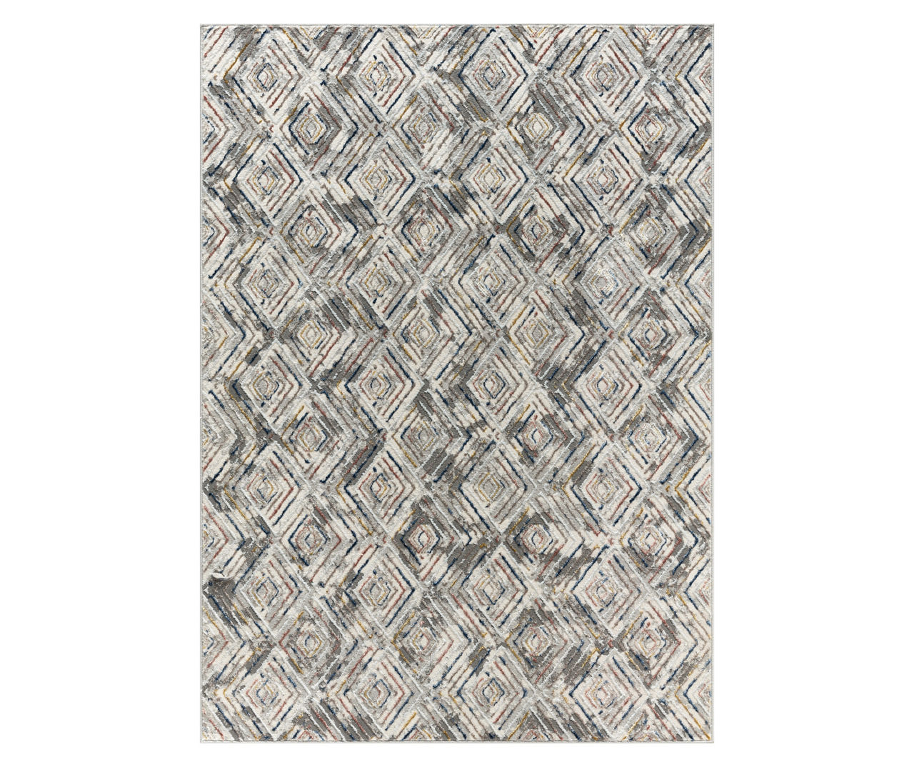 Broyhill Stardust Gray & Blue Prism Area Rug, (6' x 9') | Big Lots