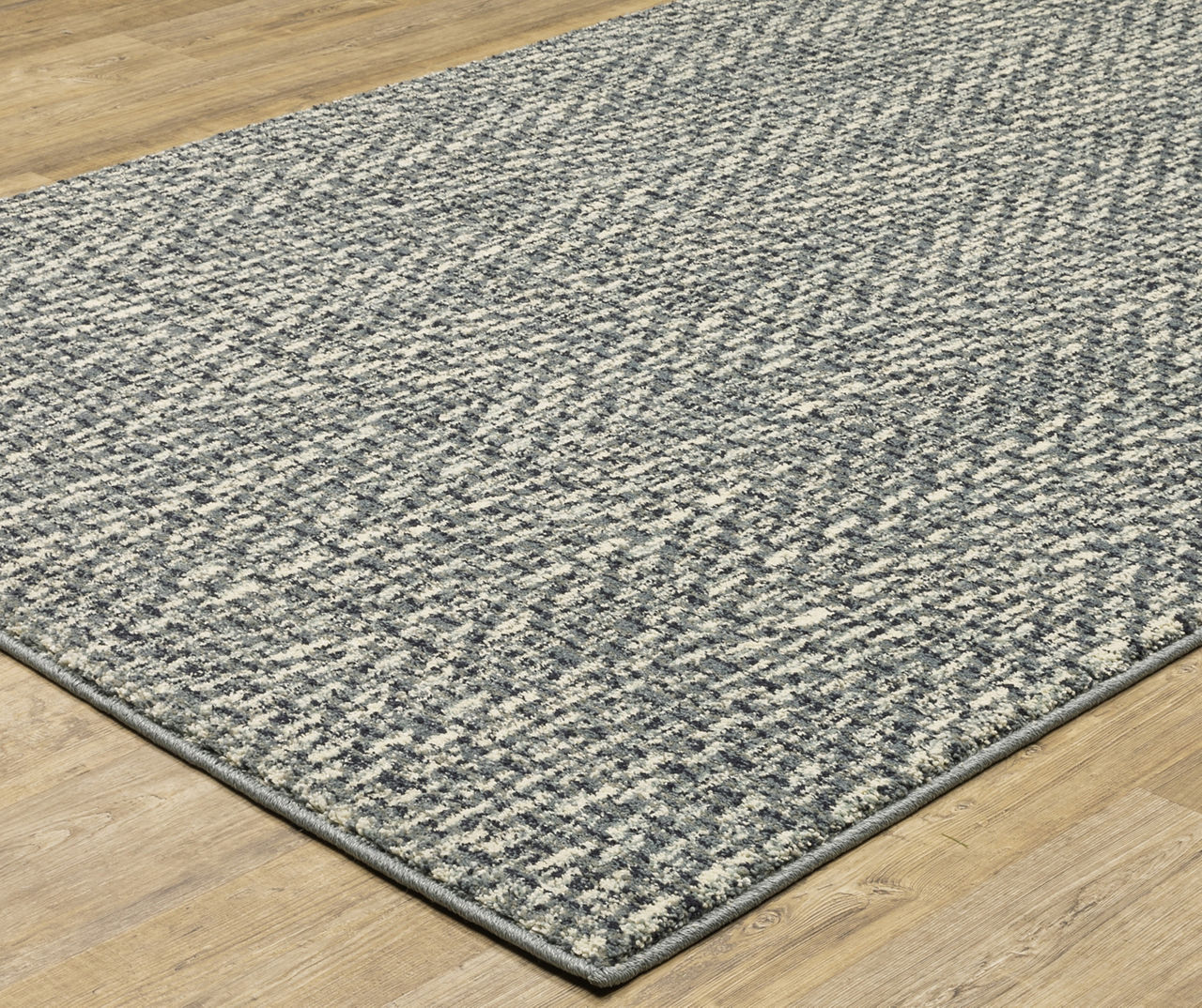 Senegal Blue & Ivory Abstract Linework Area Rug, (5.3' x 7.3') | Big Lots