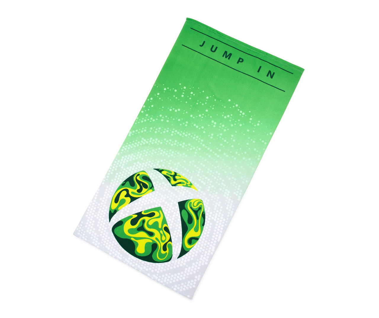 Xbox "Jump In" Green & White Controller & Logo Bath Towel & Bath Buddy ...