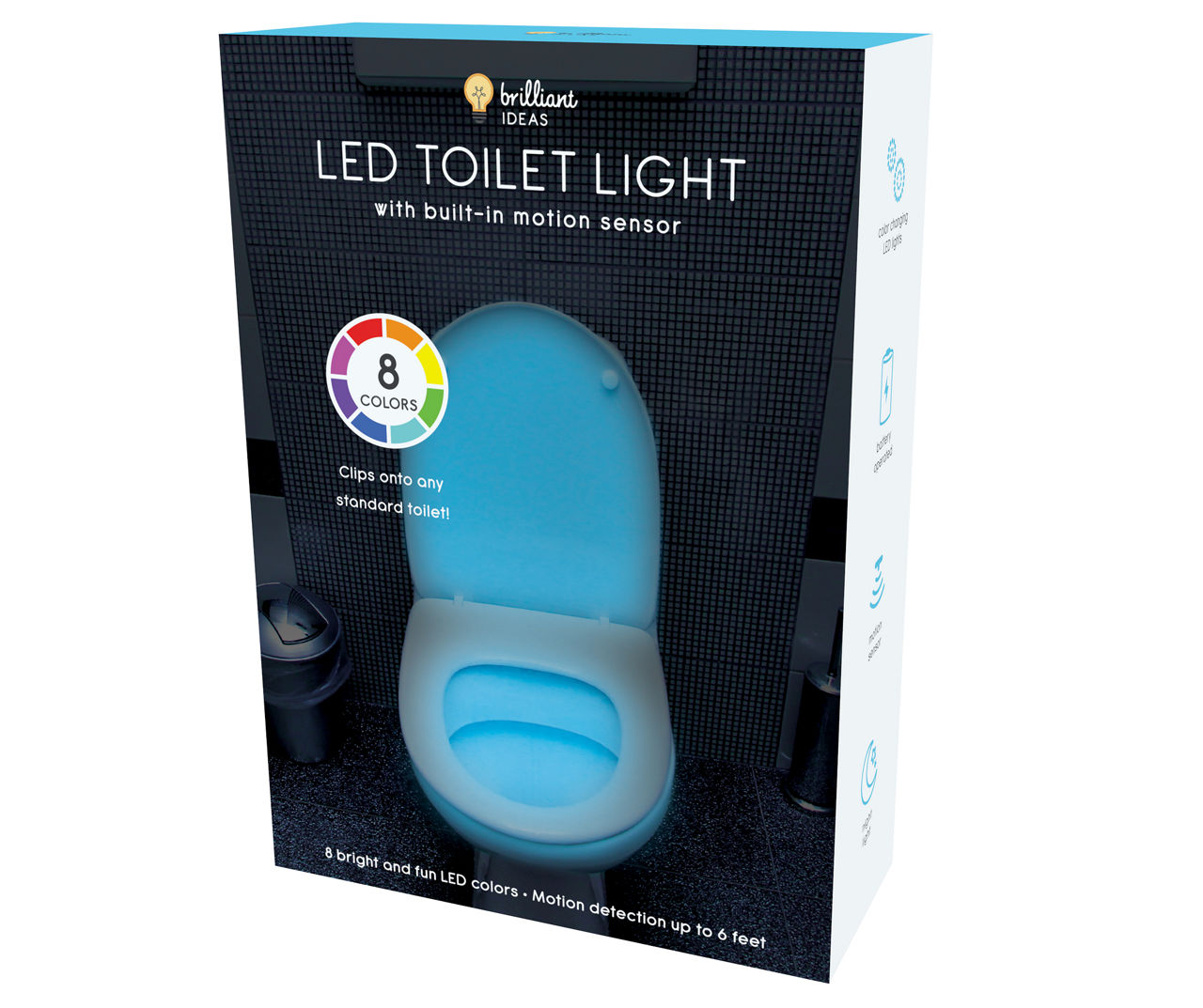 Brilliant Ideas Color Changing LED Toilet Light | Big Lots