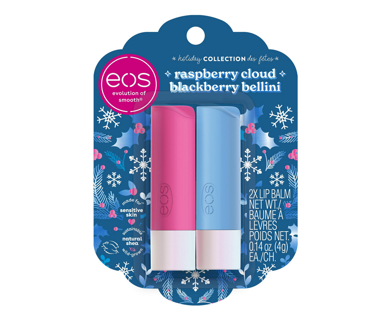 EOS Raspberry Cloud & Blackberry Bellini Smooth Lip Balm Set | Big Lots