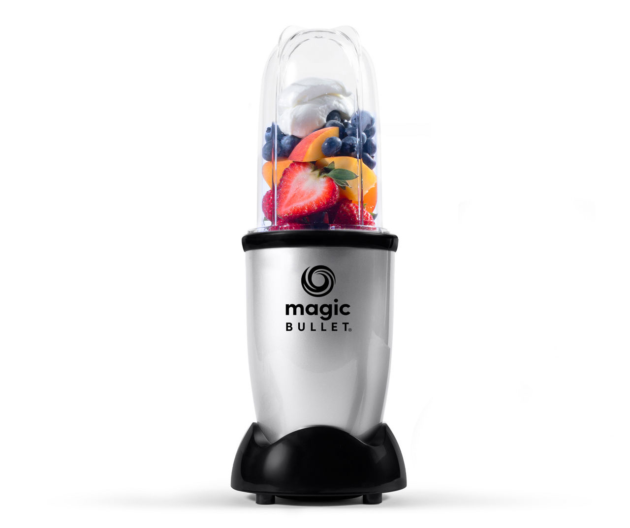 Magic Bullet Magic Bullet Silver & Black 250W Single Serve Blender ...