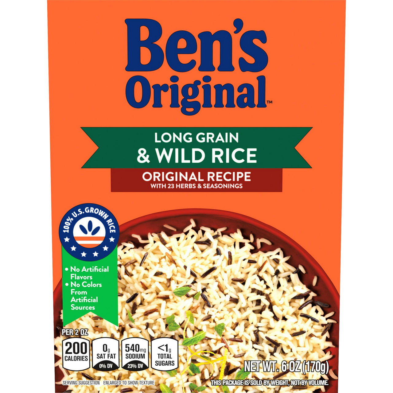 Ben's Original Rice Ben's Original Long Grain & Wild Rice 6 oz | Big Lots