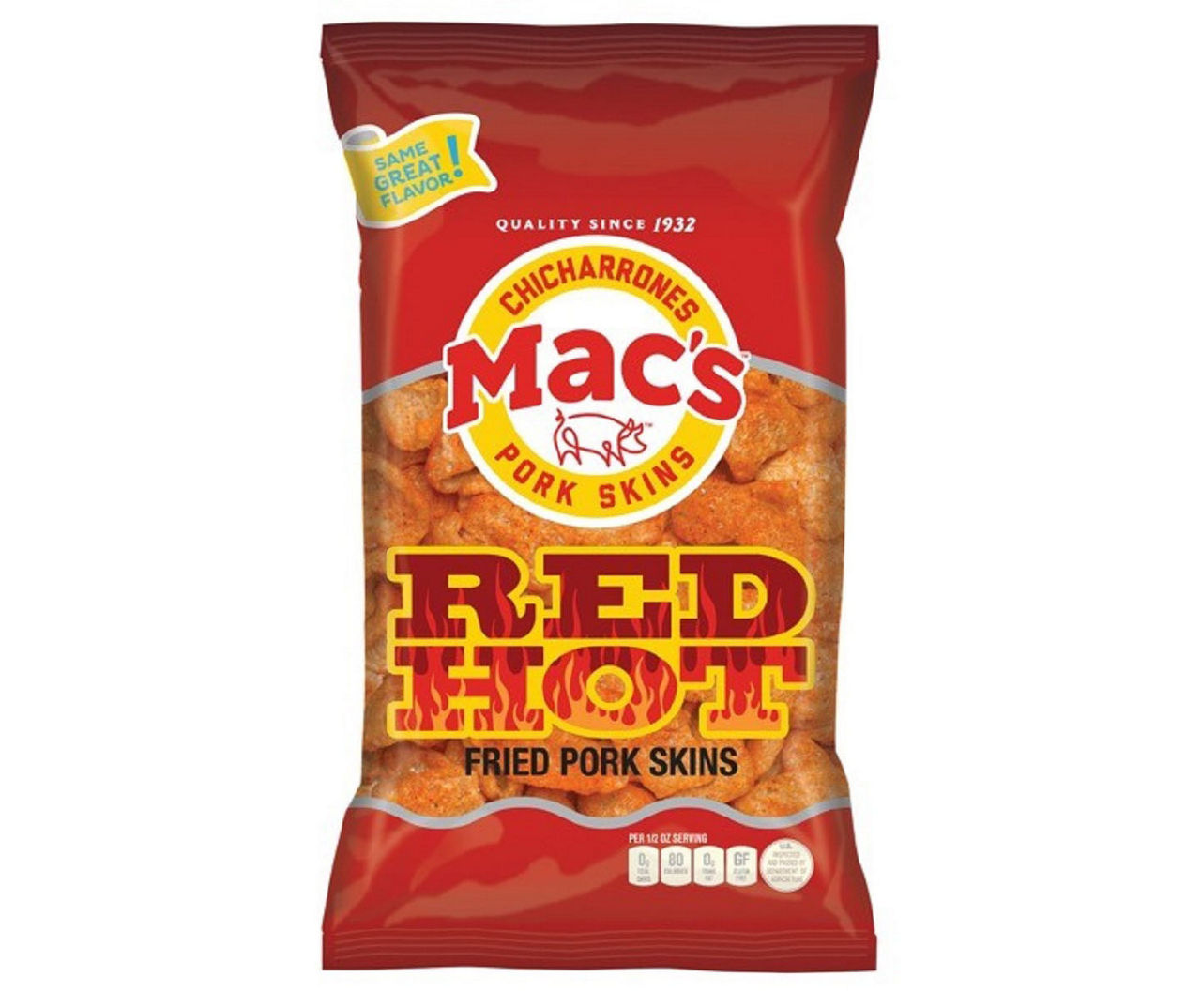 Mac's Red Hot Fried Pork Skins, 5 Oz. | Big Lots