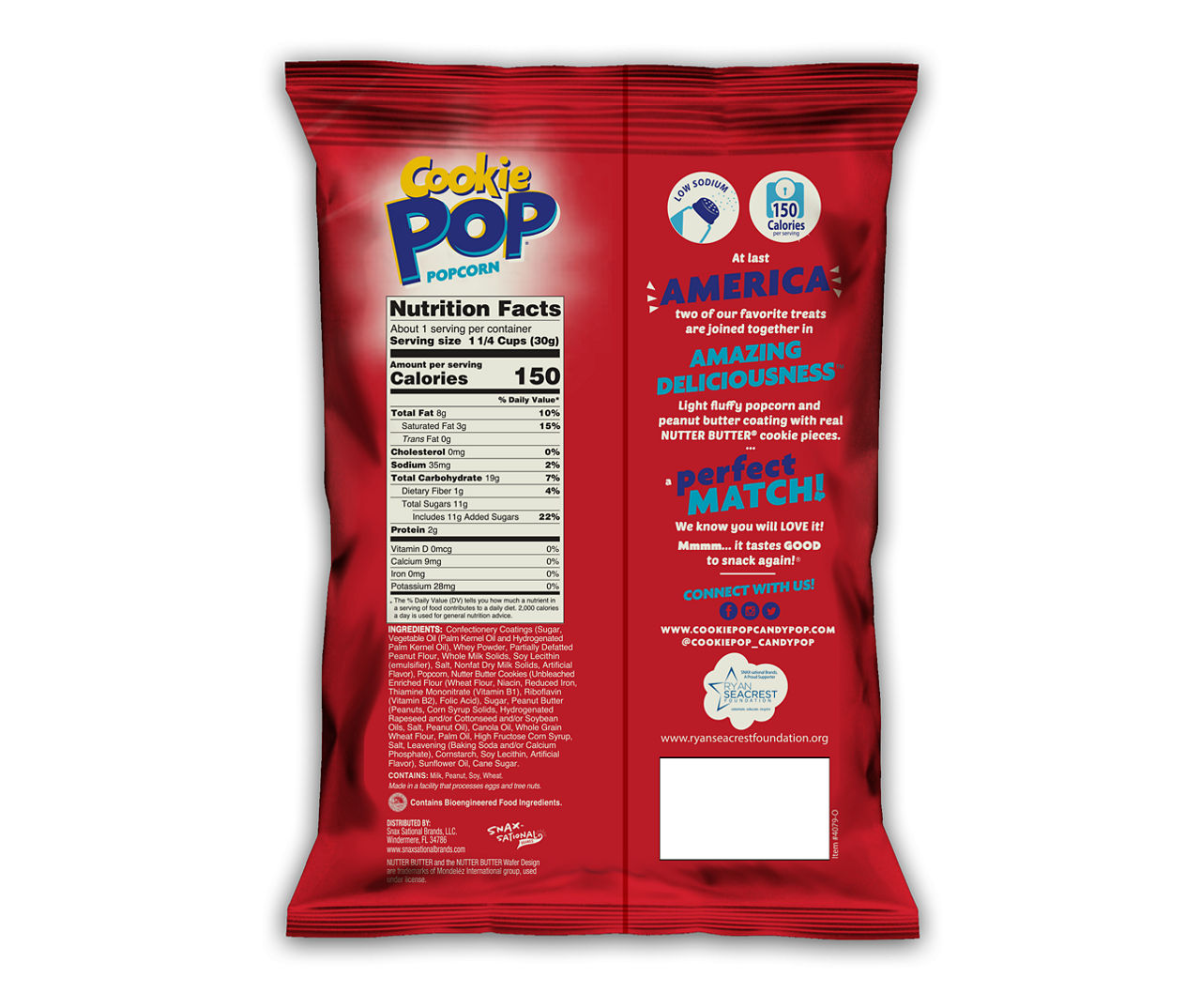Cookie Pop Nutter Butter Popcorn, 1 Oz. | Big Lots