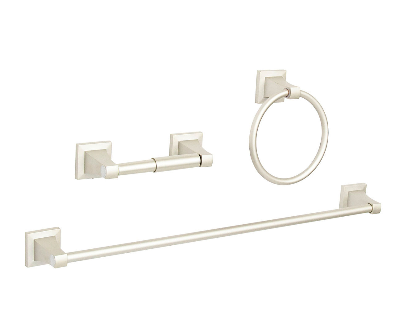 Kenney Fast Fit™ Juliette Brushed Nickel 3-Piece Bath Hardware Set ...