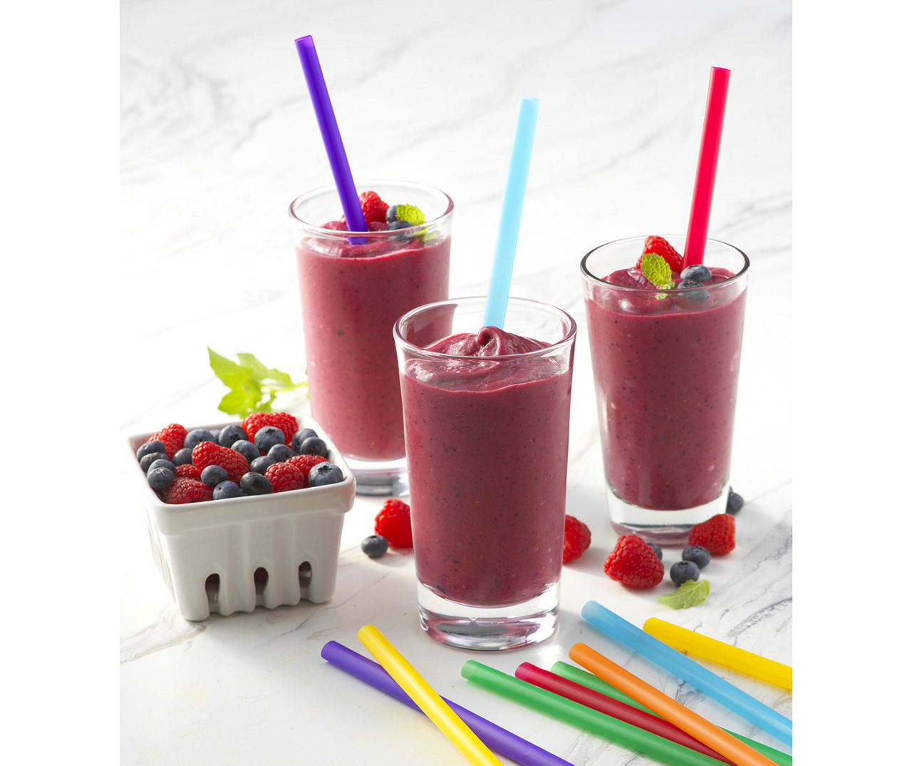 Good Cook Multicolor Smoothie Drinking Straws, 50-Count | Big Lots