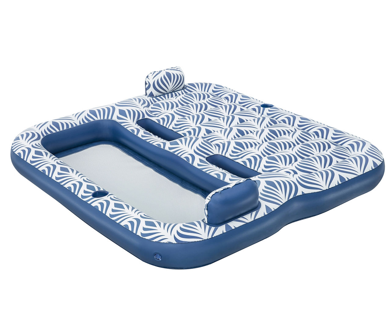 H2OGO! Comfort Plush Double Lounge Inflatable Pool Float | Big Lots