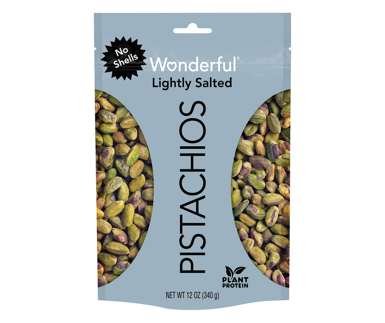Wonderful Lightly Salted Pistachios, No Shells, 12 Oz. | Big Lots