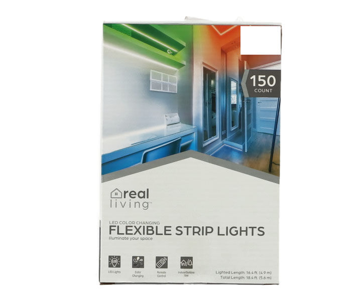 Real Living 16.4' Color-Changing LED Flexible Strip Lights | Big Lots