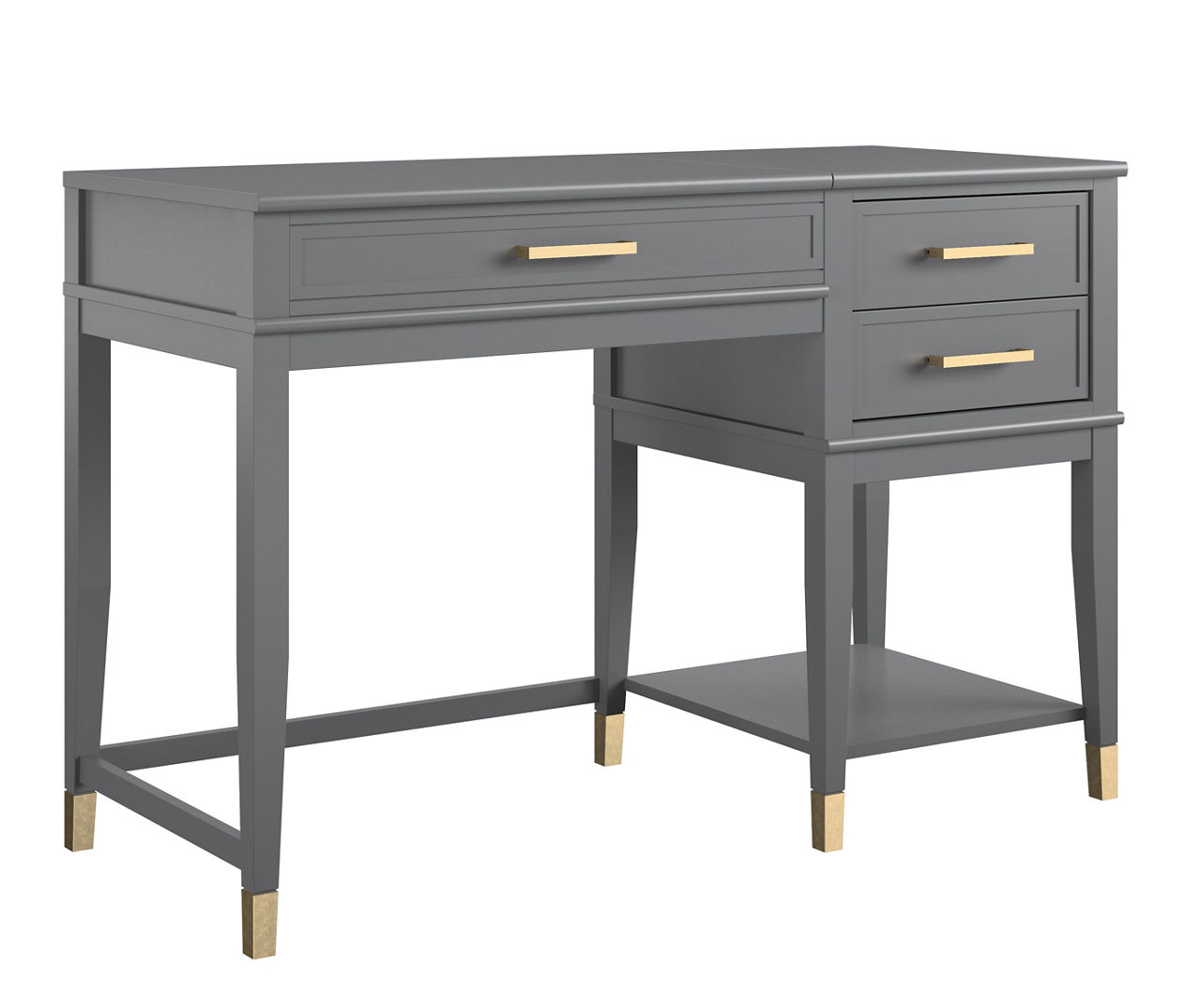 CosmoLiving Westerleigh Gray Lift Top Desk | Big Lots