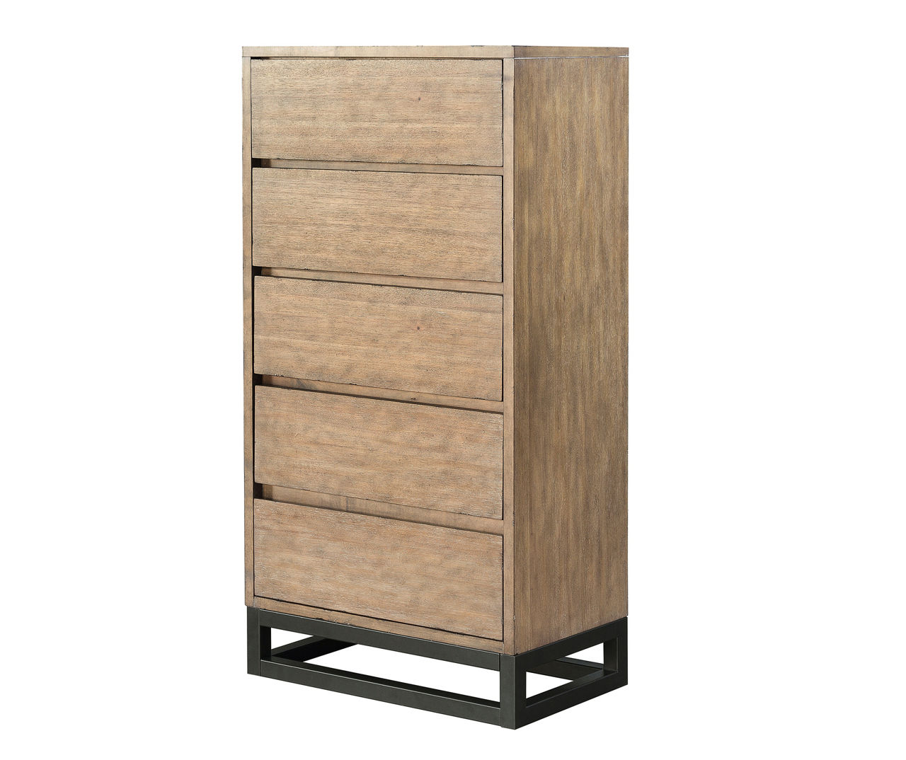 Modern Industrial Tan 5-Drawer Storage Chest | Big Lots