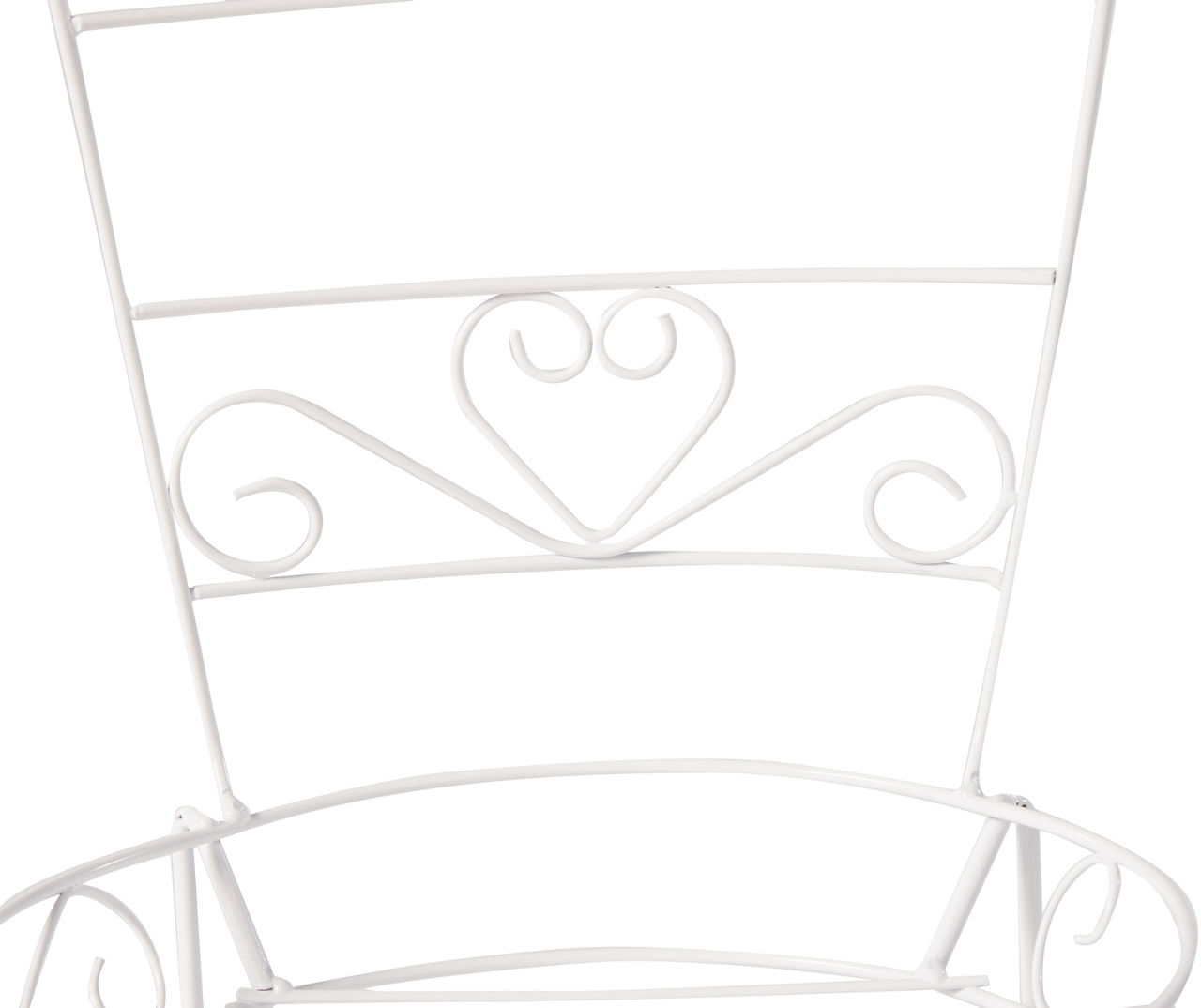 Real Living White Metal Chair Plant Stand | Big Lots