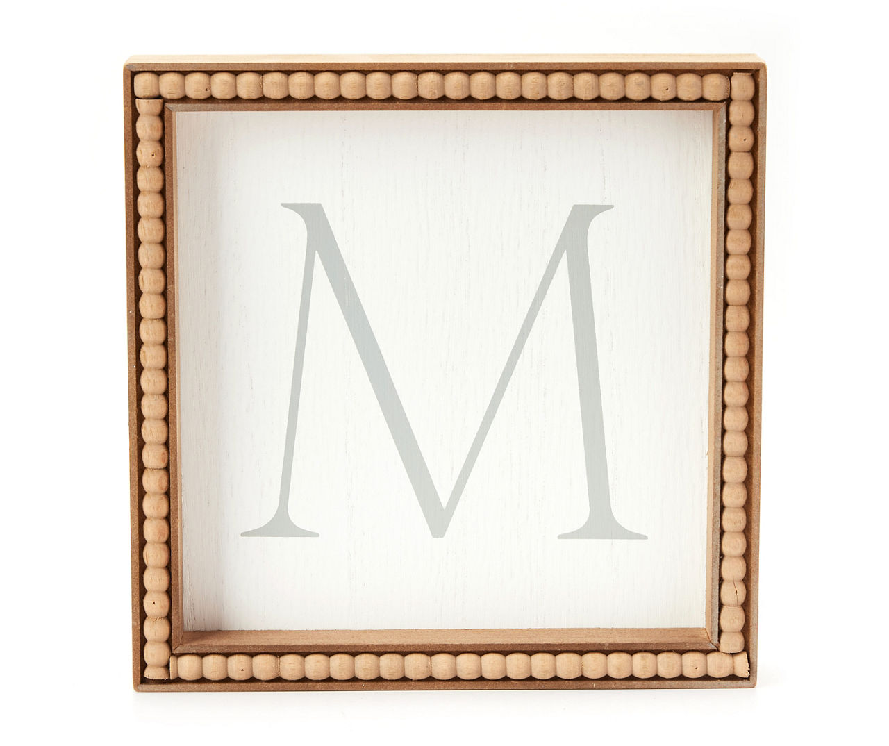 Monogram Bead Framed Wall Plaque | Big Lots