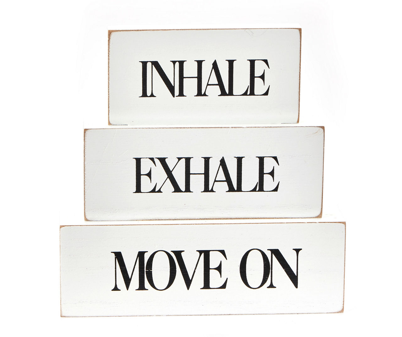 "Move On" Block Stack Tabletop Decor | Big Lots