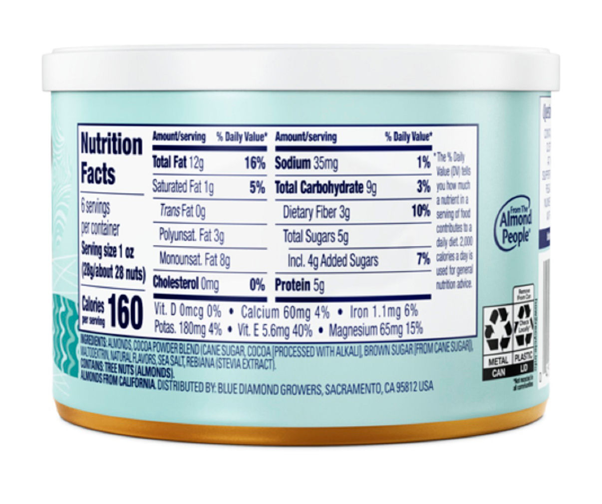 Blue Diamond Peppermint Cocoa Almonds, 6 Oz. | Big Lots