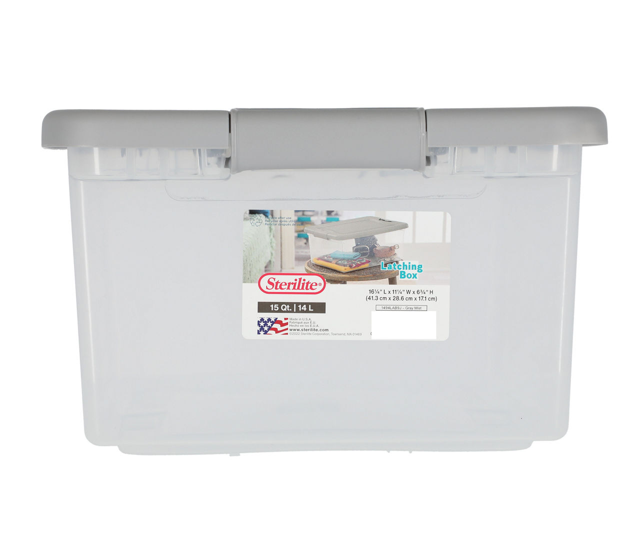 Sterilite 15-Quart Latching Storage Box | Big Lots