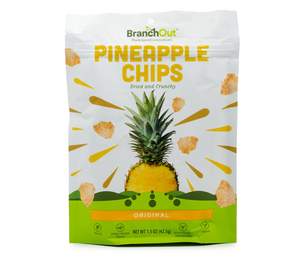 BranchOut Original Pineapple Chips, 1.5 Oz. | Big Lots