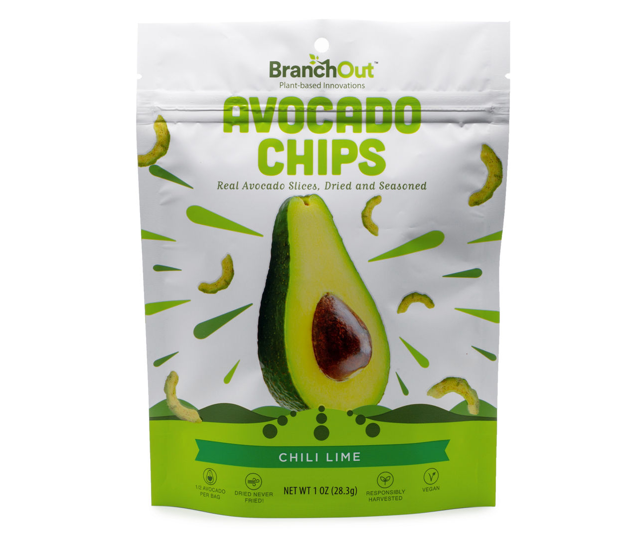 BranchOut Chili Lime Avocado Chips, 1 Oz. | Big Lots