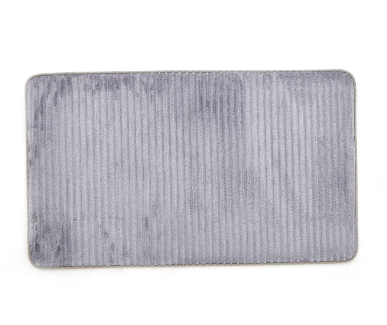 CHAPS Gray Memory Foam Bath Mat, (20" x 34") | Big Lots