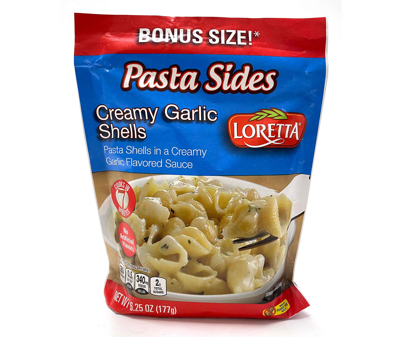Loretta Loretta Creamy Garlic Shells Pasta, 6.25 Oz. | Big Lots