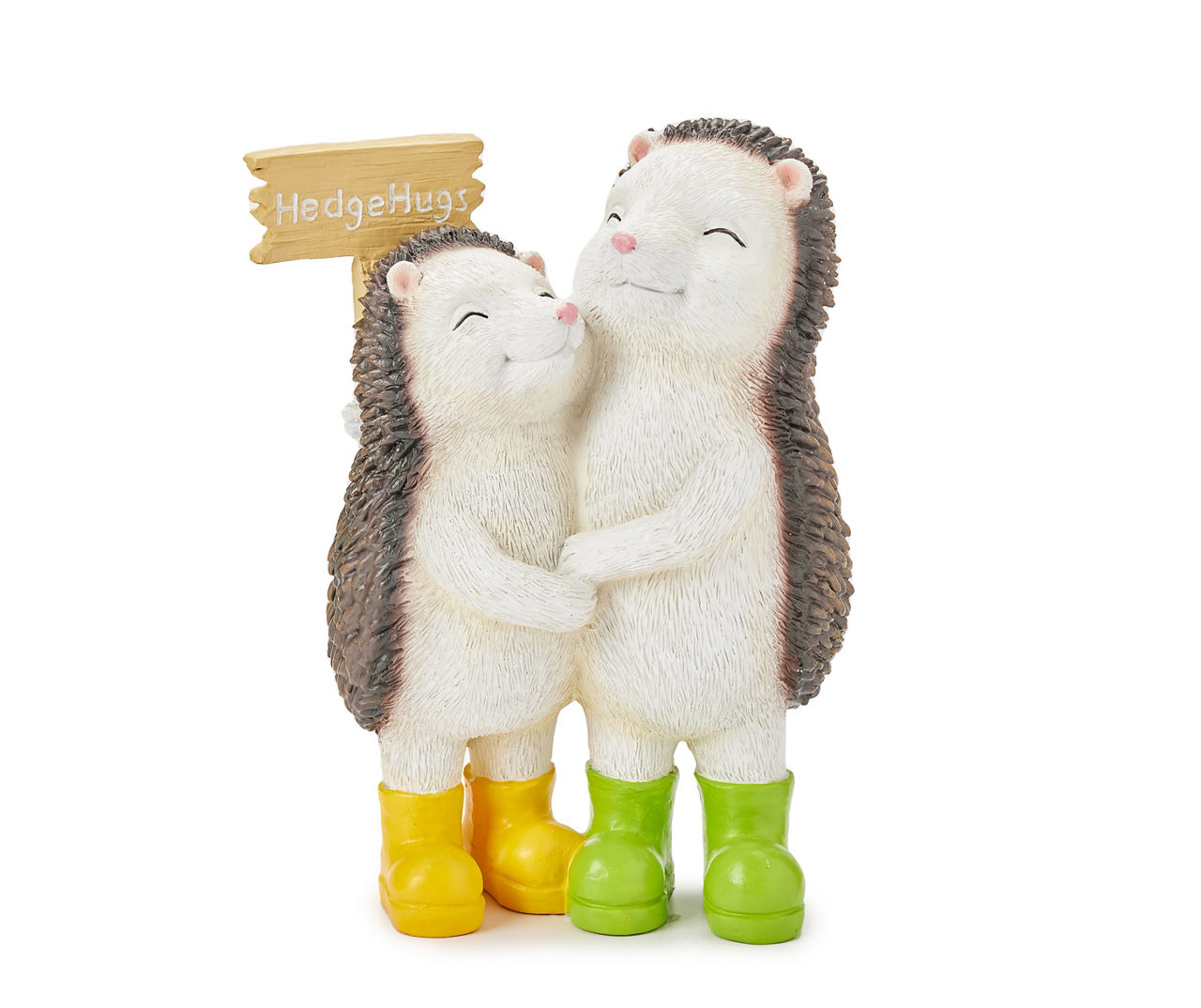 White & Brown Hedgehog Hugs Statuary | Big Lots