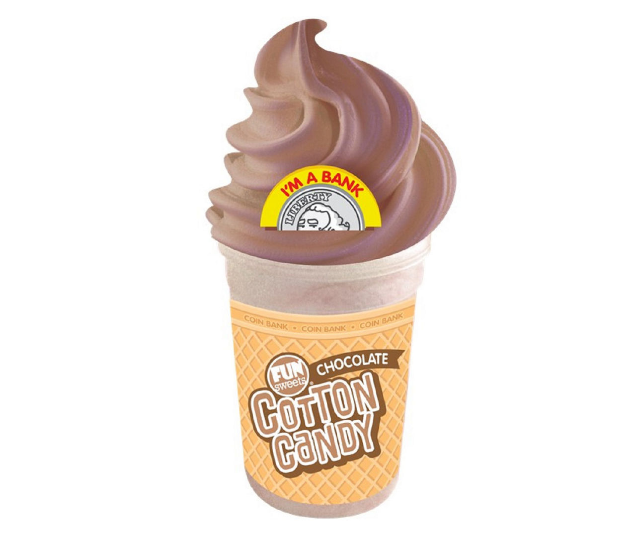 Fun Sweets Chocolate Cotton Candy, 1.5 Oz. | Big Lots