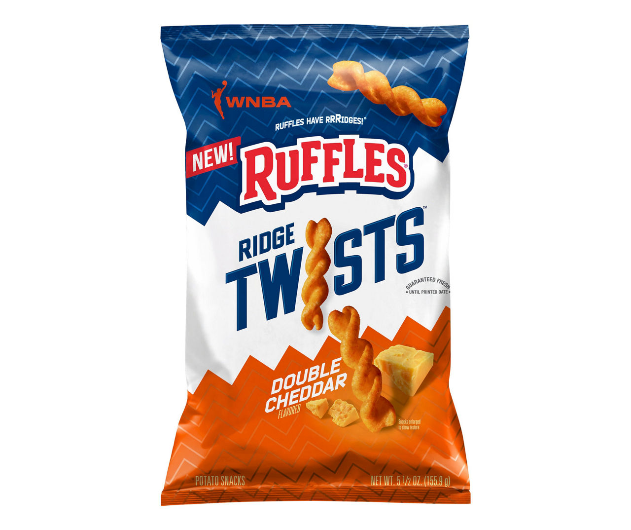 Ruffles Double Cheddar Ridge Twists, 5.12 Oz. | Big Lots