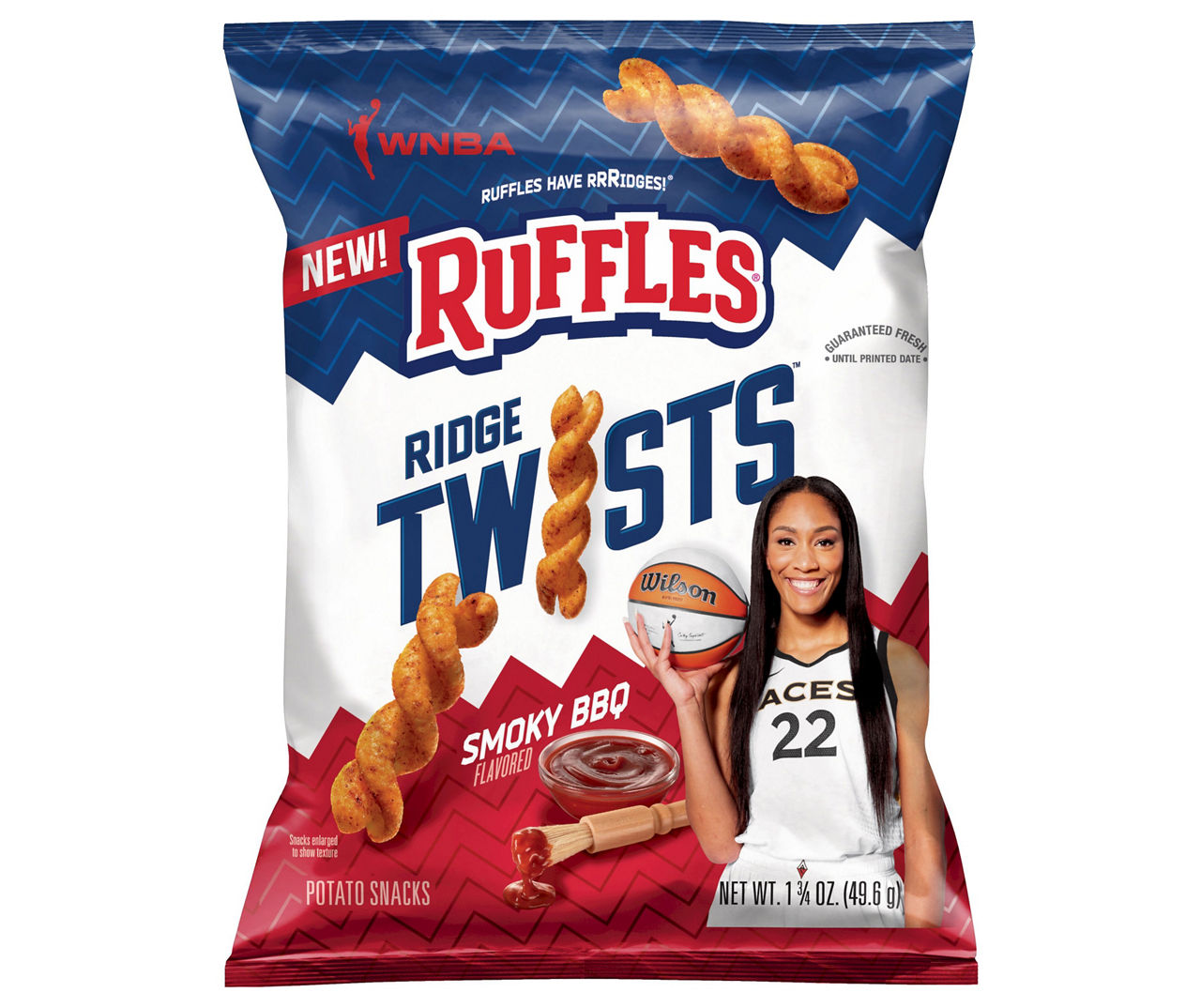 Ruffles Smoky BBQ Ridge Twists, 1.3 Oz. | Big Lots
