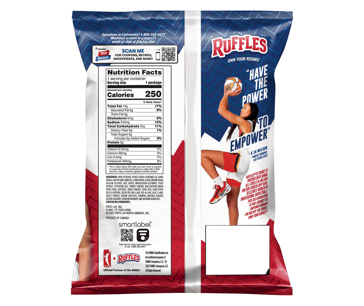 Ruffles Smoky BBQ Ridge Twists, 1.3 Oz. | Big Lots