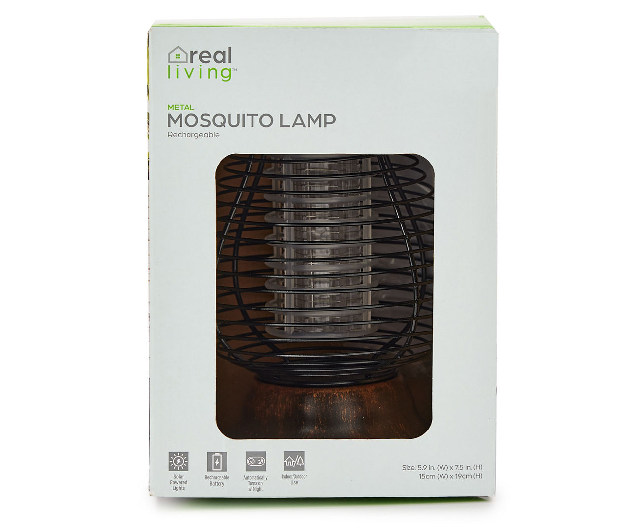 Real Living Oil-Rubbed Bronze Solar Bug Lamp | Big Lots