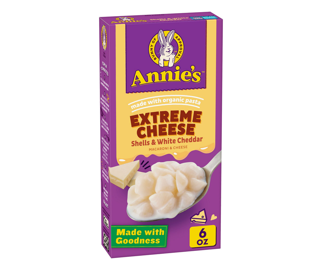 Annies Extreme Cheese White Cheddar Shells, 6 Oz. | Big Lots