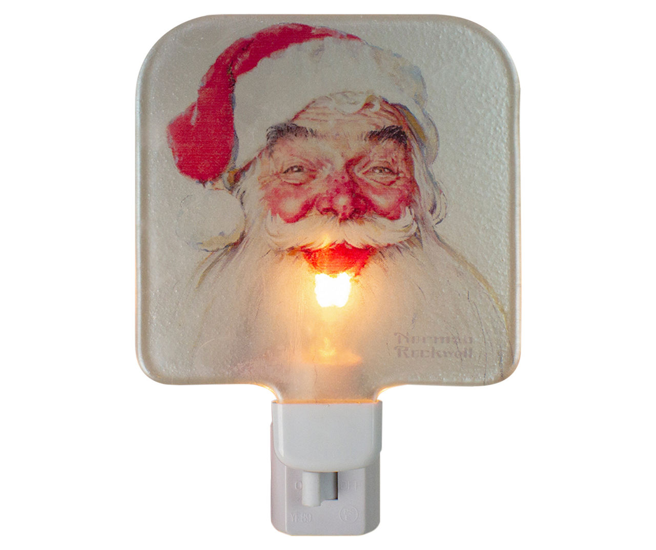 Festive Norman Rockwell Santa Night Light | Big Lots