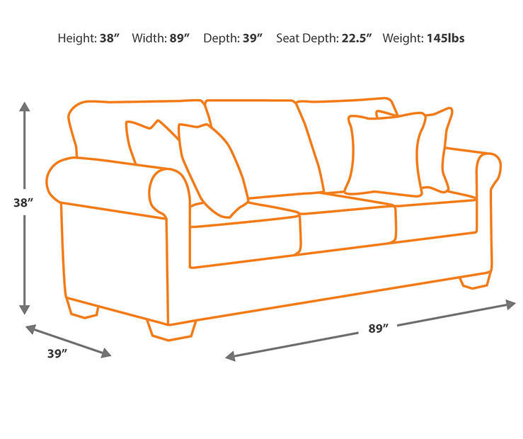 Signature Design By Ashley Larkinhurst Earth Faux Leather Sofa | Big Lots