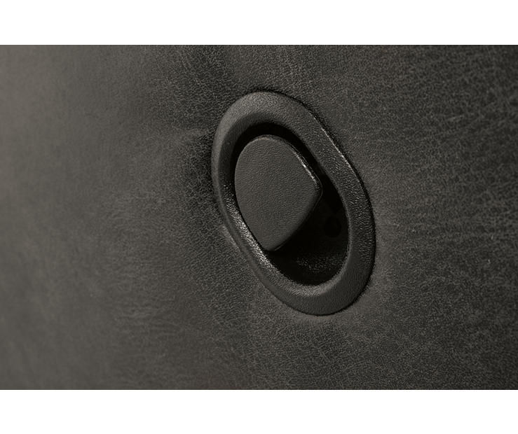 Signature Design By Ashley Tambo Pewter Faux Leather Rocker Recliner ...