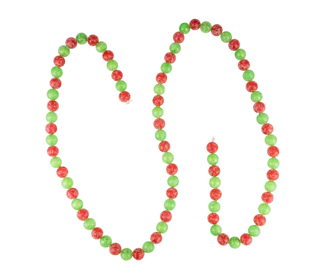Northlight 6' Red & Green Glitter Candy Drop Garland | Big Lots