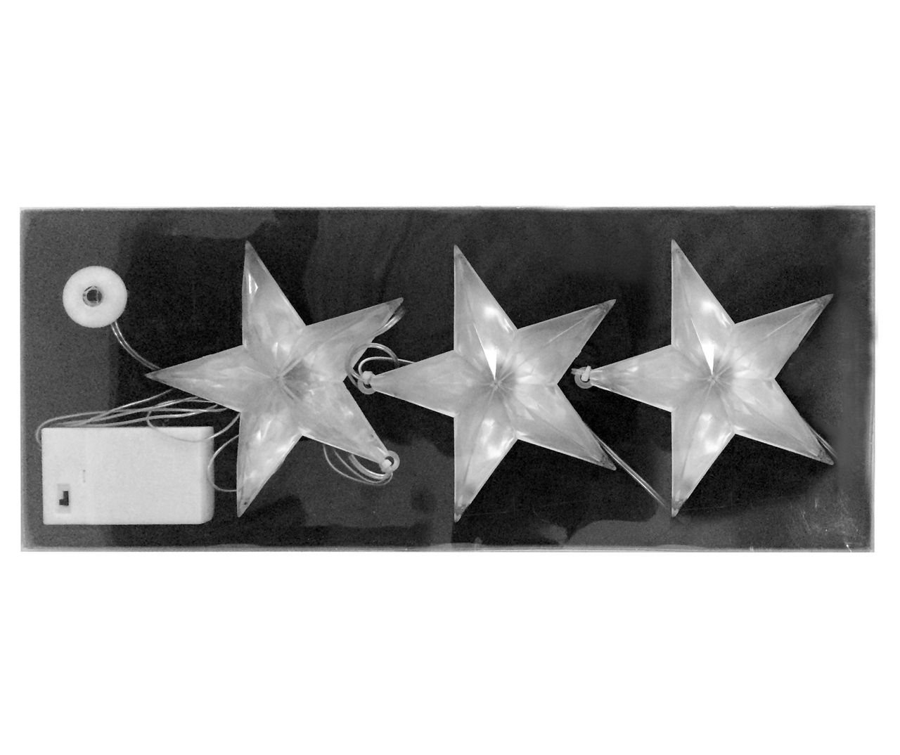 Jeco White Star String Light, (4') | Big Lots