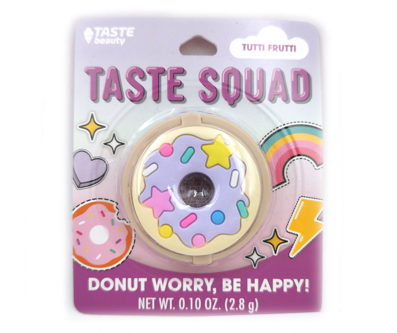 Taste Beauty Donut Worry, Be Happy Lip Balm, 0.1 Oz. | Big Lots