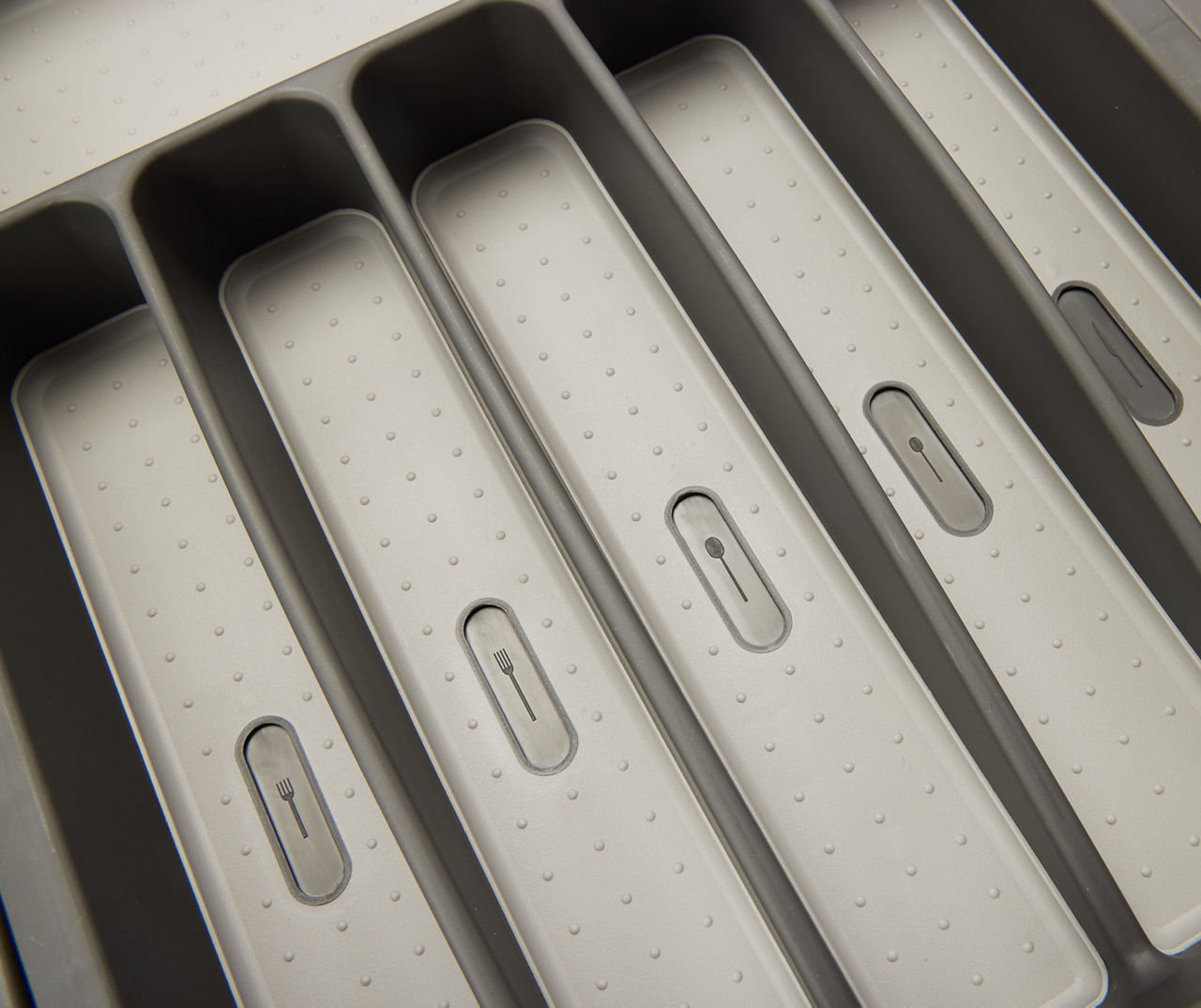 Madesmart Granite Gray Expandable Silverware Tray | Big Lots