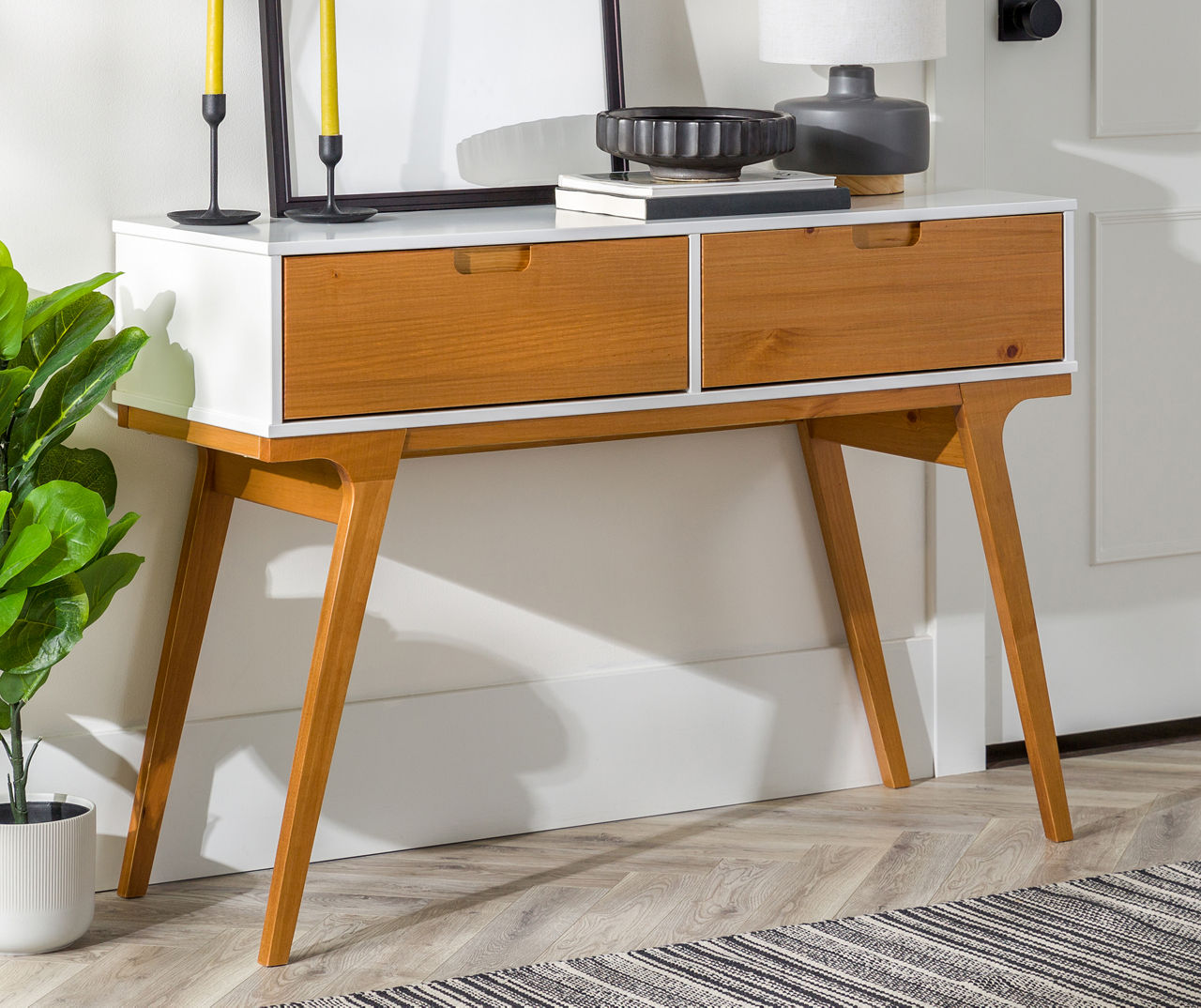 Walker Edison Walker Edison Bridge Leg Console Table | Big Lots