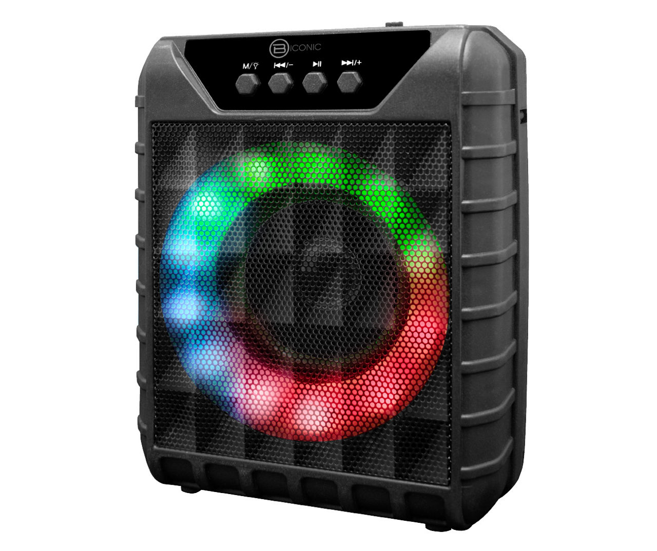 Biconic Black Color-Changing LED Bluetooth Wireless Speaker | Big Lots
