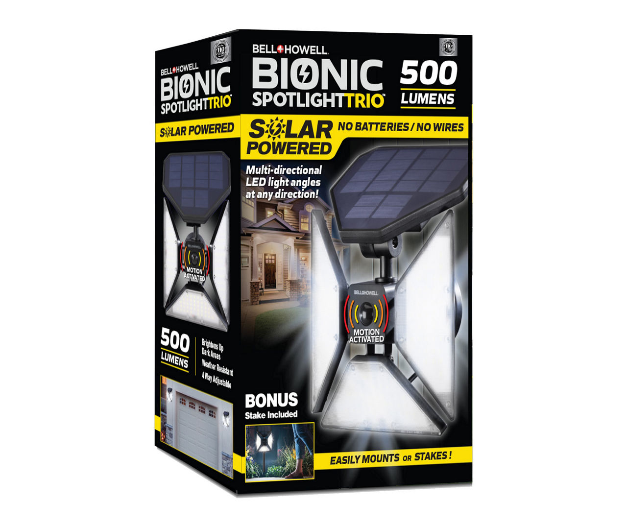 Bionic Solar Spotlight Trio | Big Lots