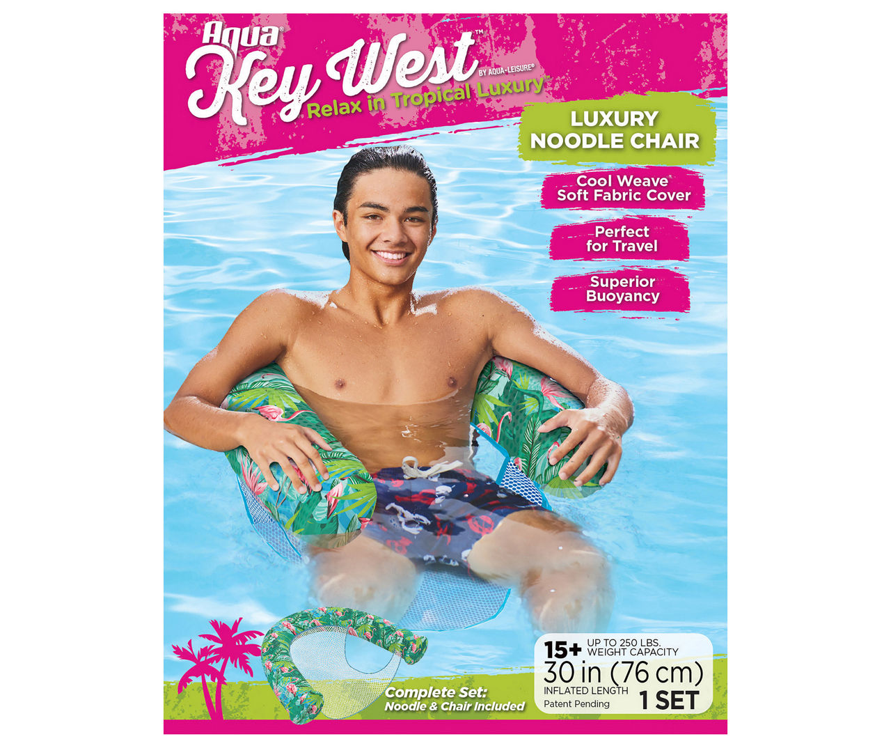 Aqua Aqua Key West Luxury Noodle Pool Chair | Big Lots