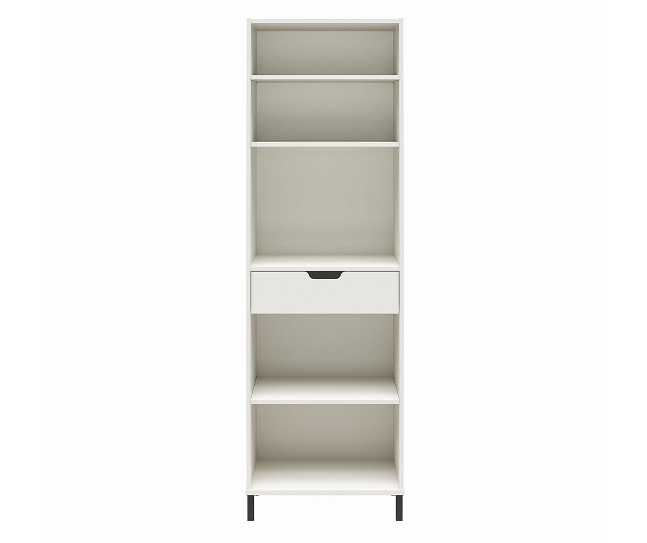System Build Evolution Vantage White 5-Shelf Open Cabinet | Big Lots