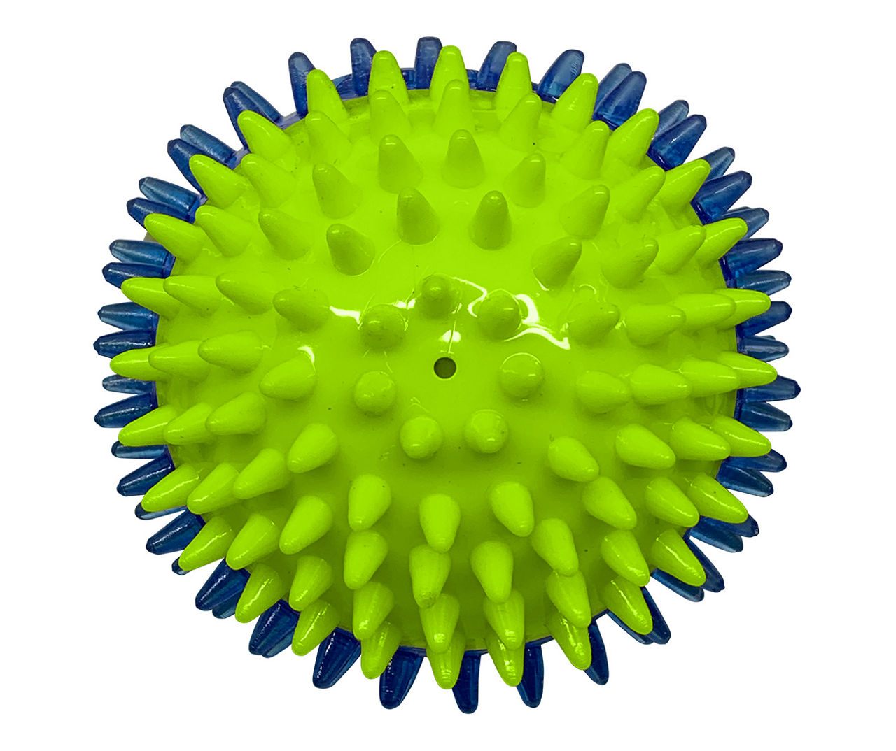 Nerf Blue & Green Translucent Spike Light-Up Pet Toy Ball | Big Lots